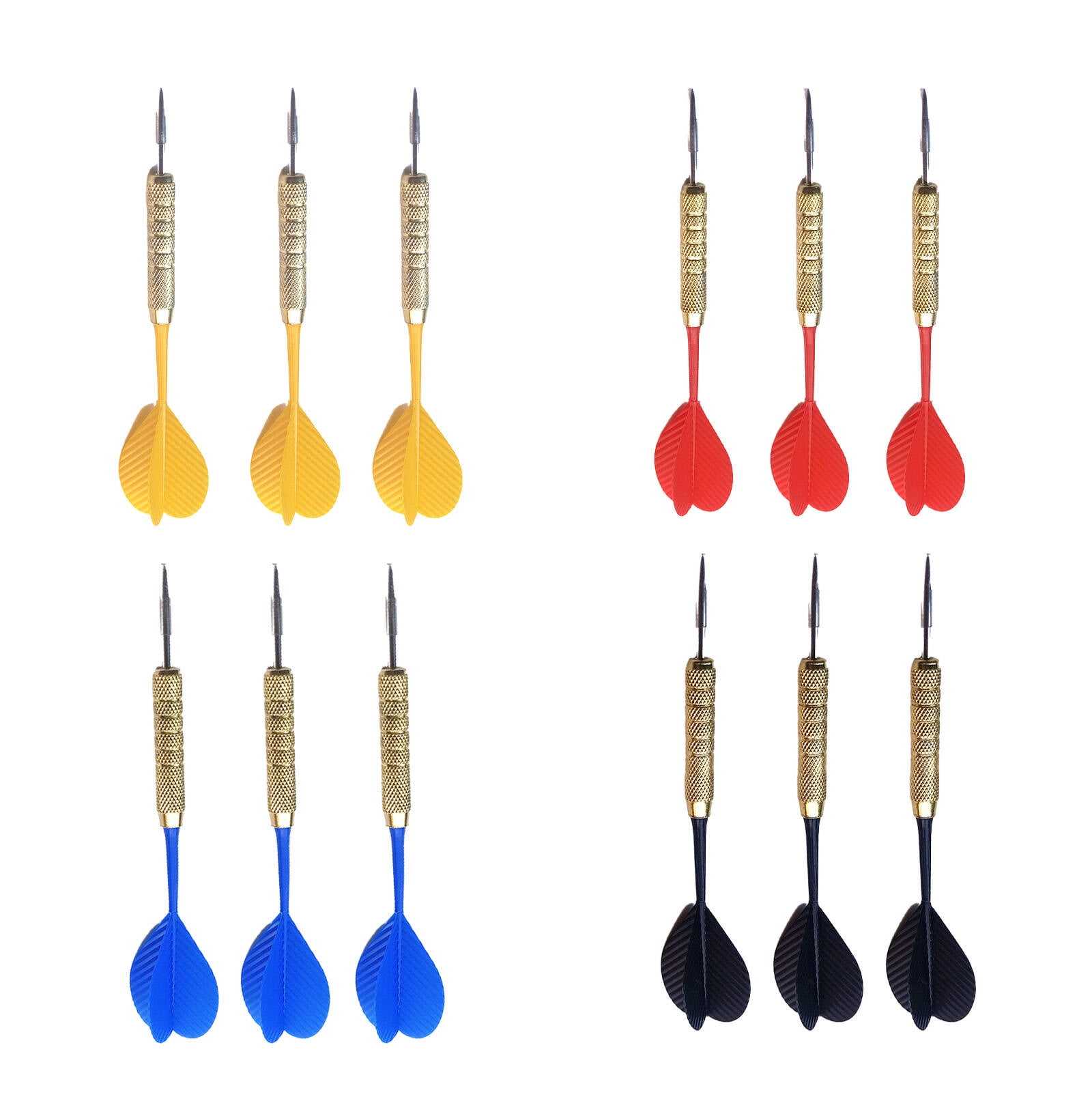 BESTSKY 12Pcs Darts Lightweight Steel Tip Darts,Simple Throw Darts ...