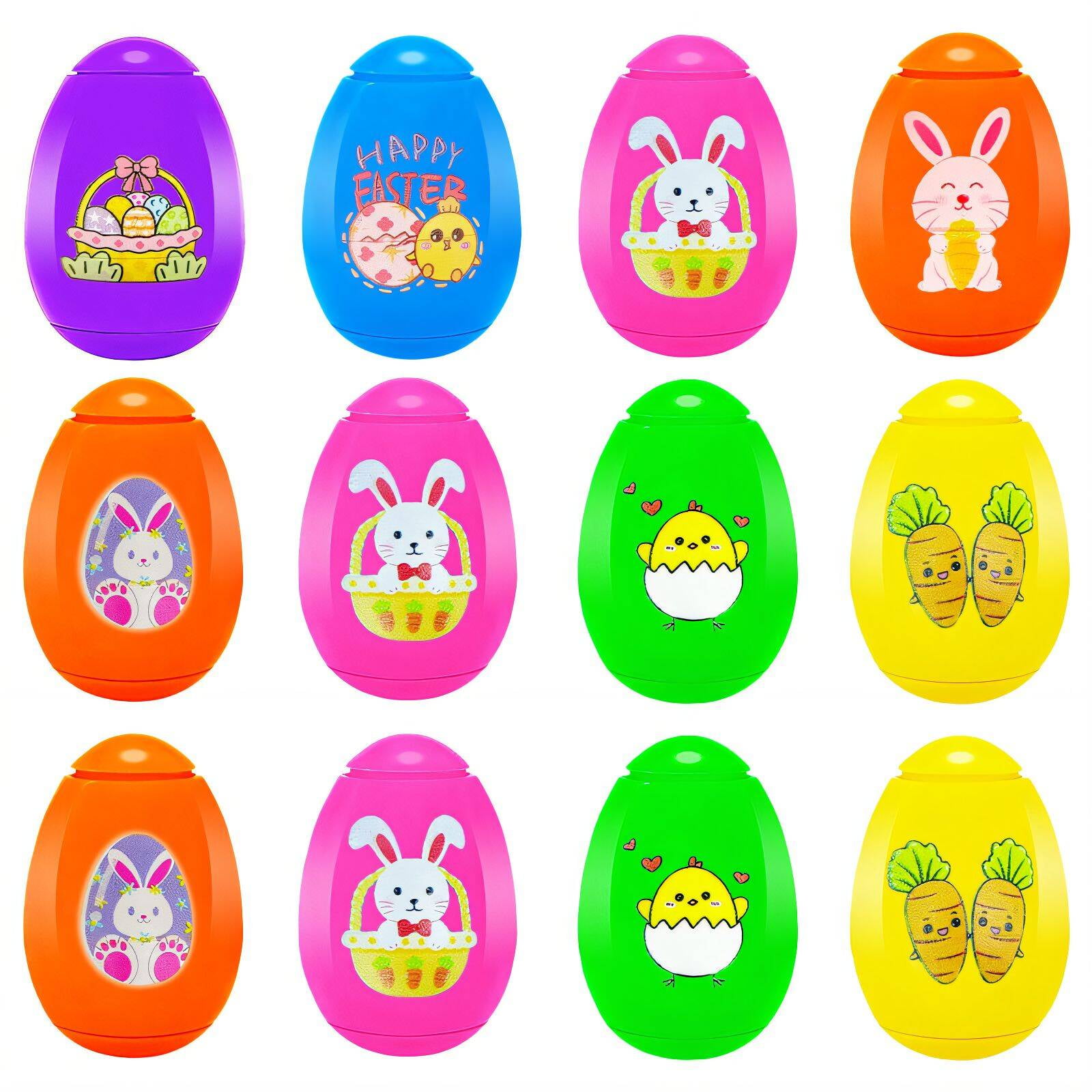 BESTSKY 12Pcs Fidget Spinners,Easter Egg Design Fidgets for Teens,Fun ...