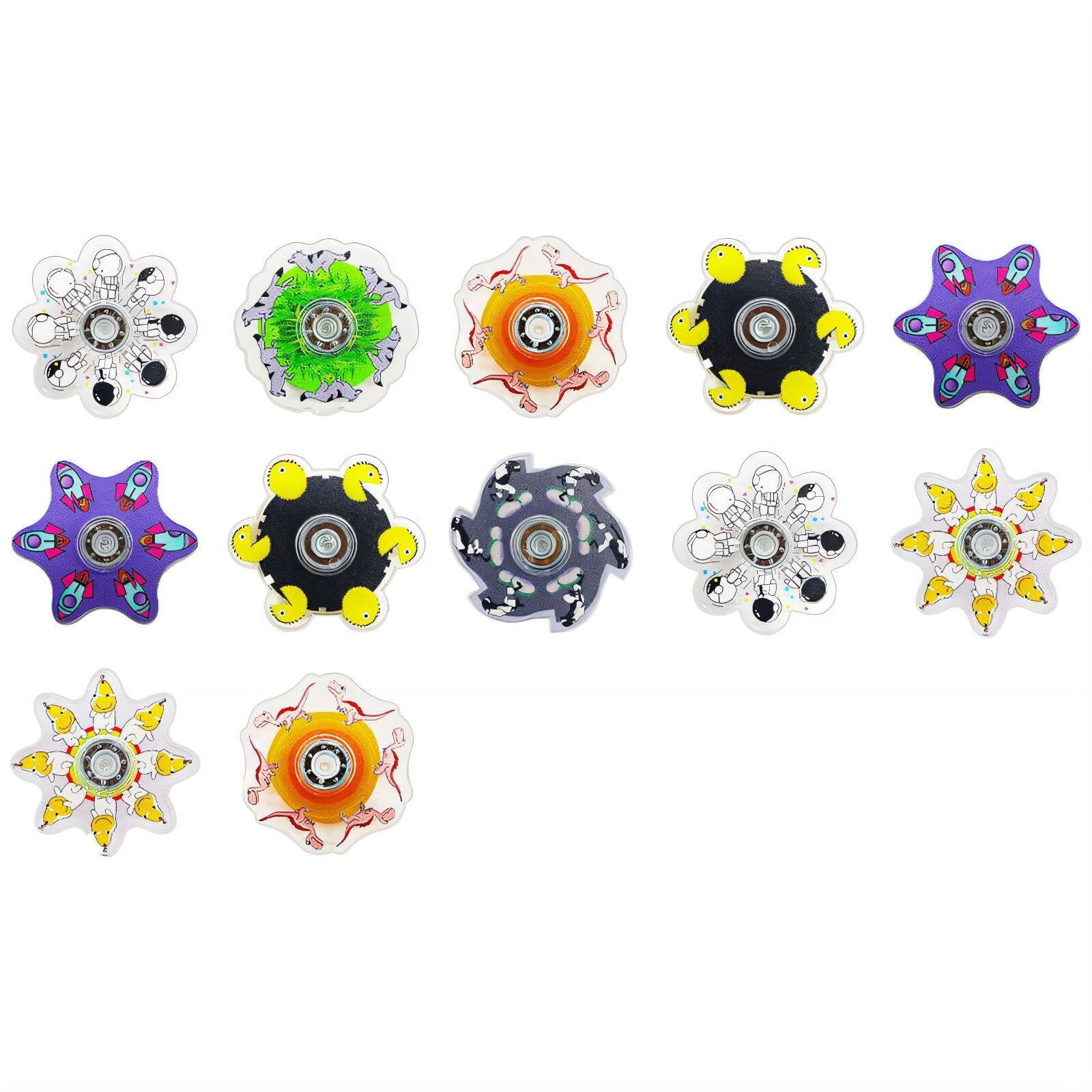 BESTSKY 12Pcs Fidget Toys,Rotation Picking Fidget Toy,Stress Relief ...