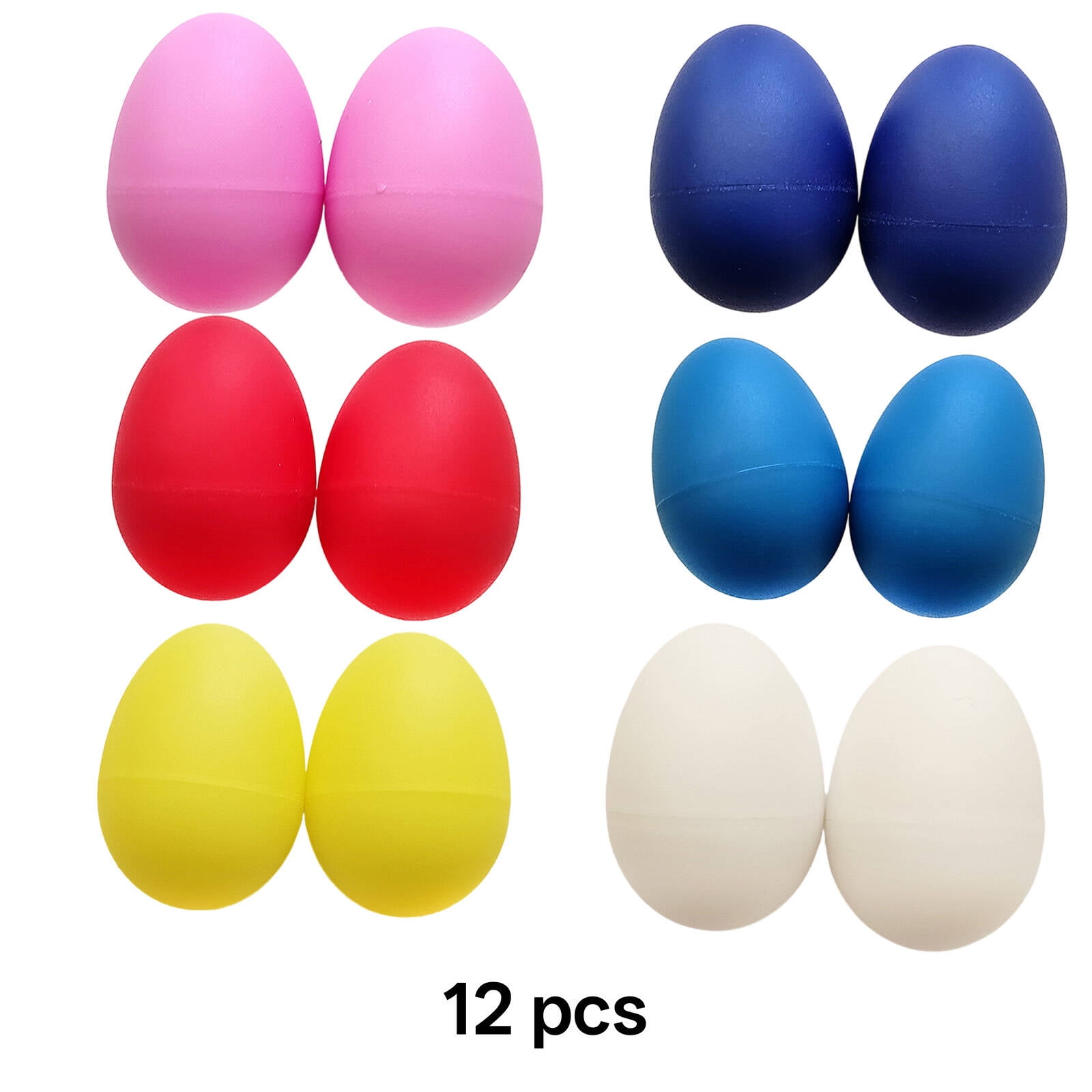BESTSKY 12Pcs Kids Rhythm Toys,4cm Diameter Percussion Egg,Clear and ...