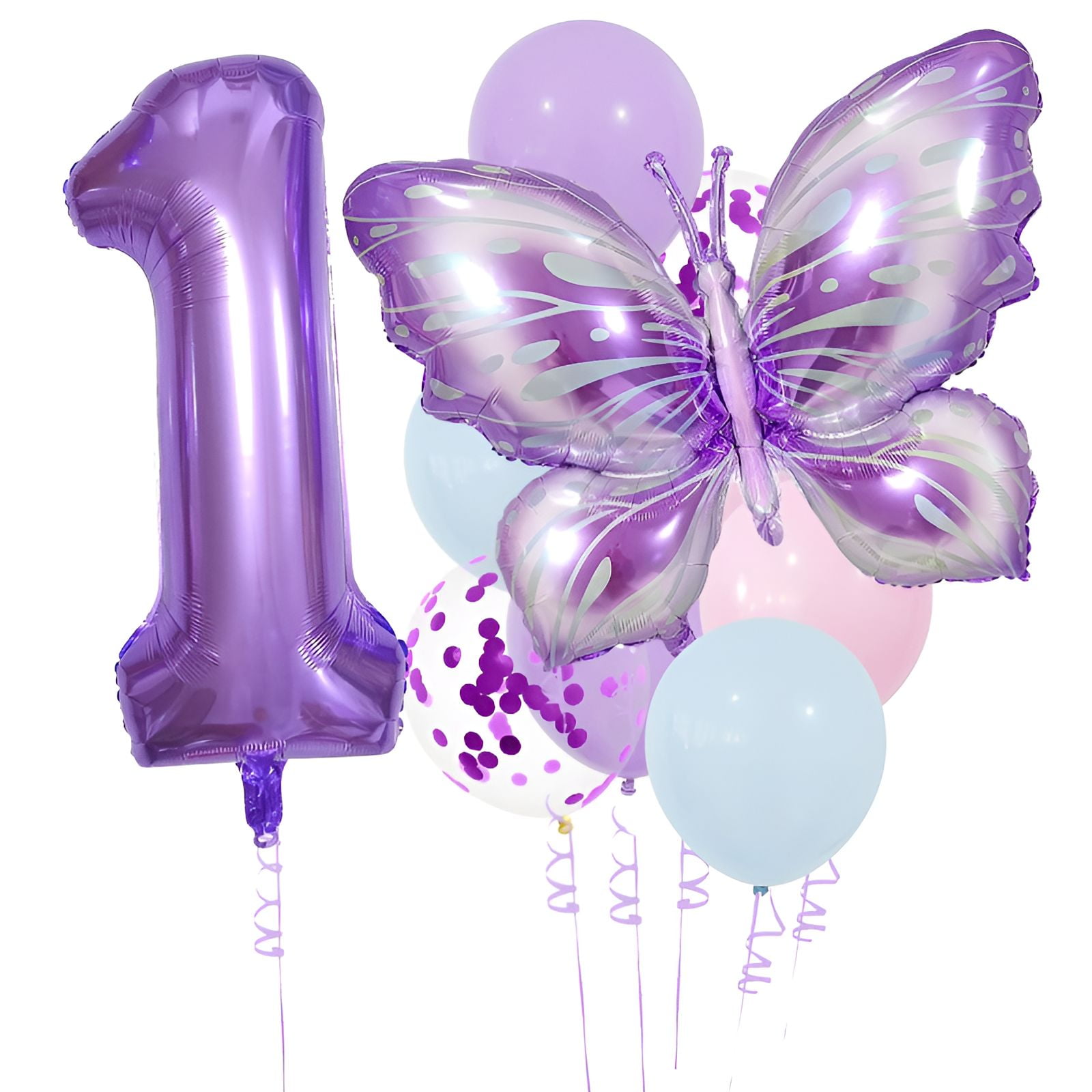 BESTSKY 12Pcs Number Balloons,Creative Party Balloons Party Decorations,Sweet Birthday Highlight ...