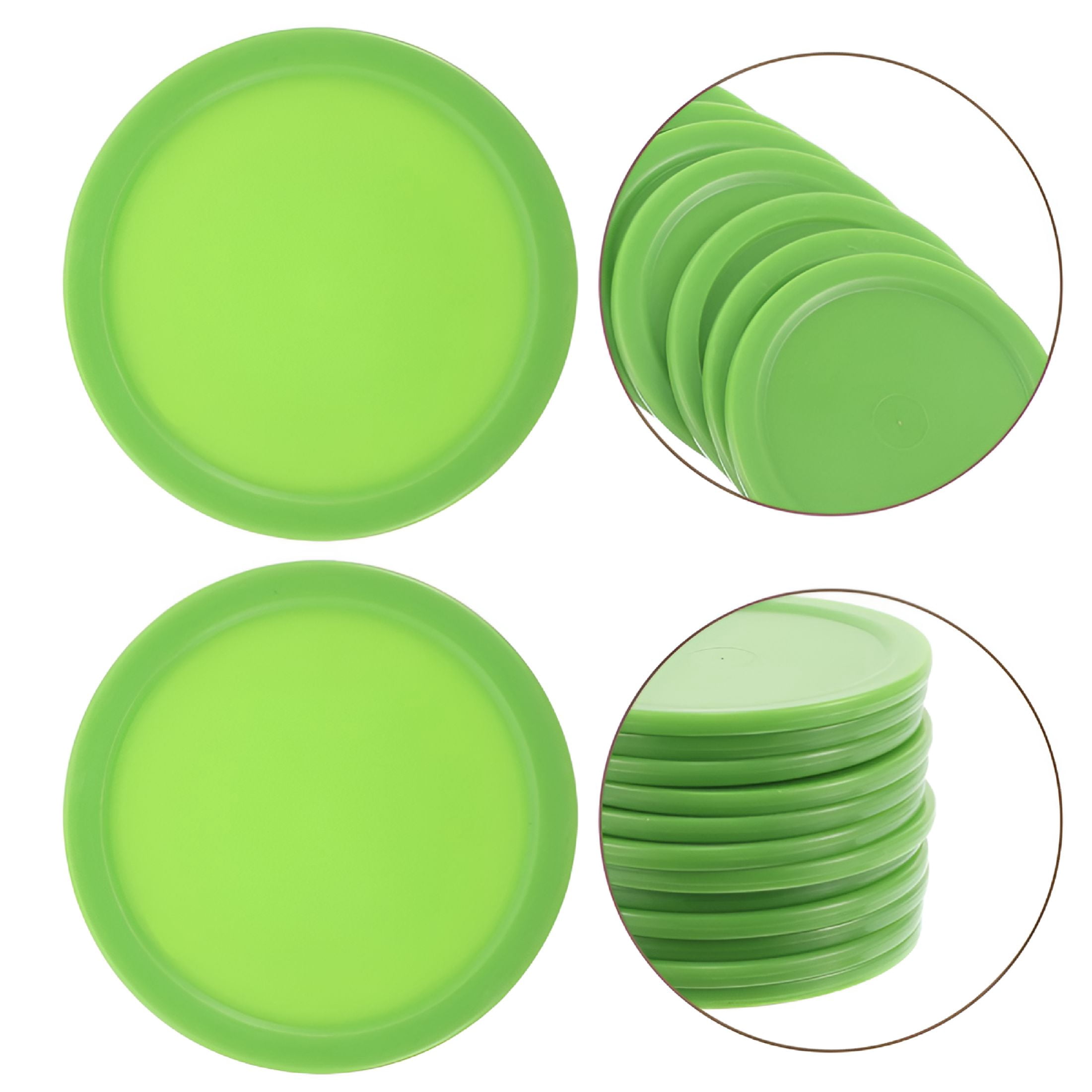 BESTSKY 12pcs Air Hockey And Ice Hockey Table Replacement Pucks Plastic ...