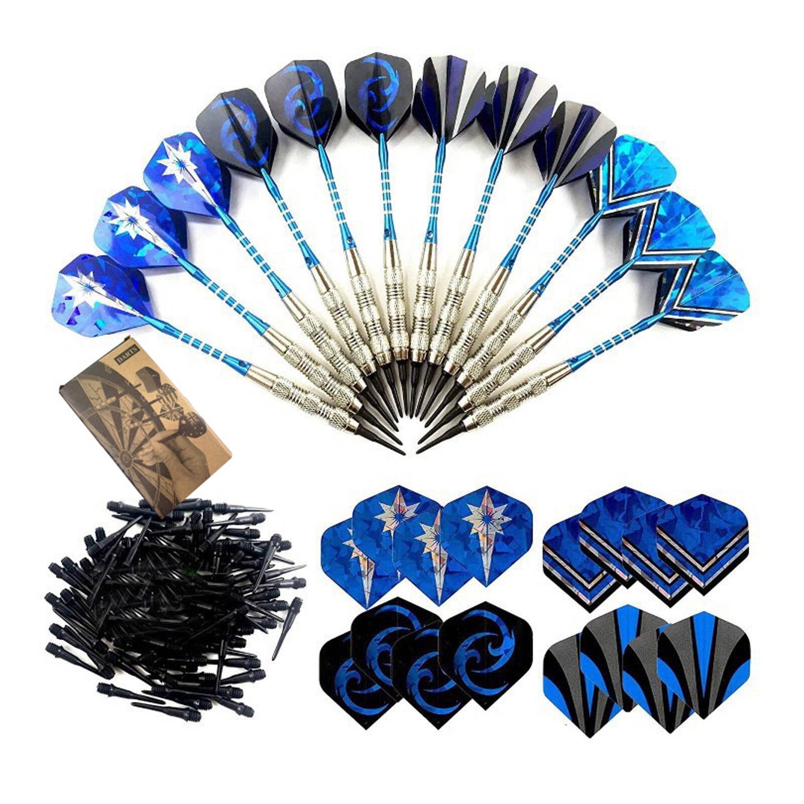 BESTSKY 136Pcs Darts Lightweight Soft Tip Darts,Precision Darts Metal ...