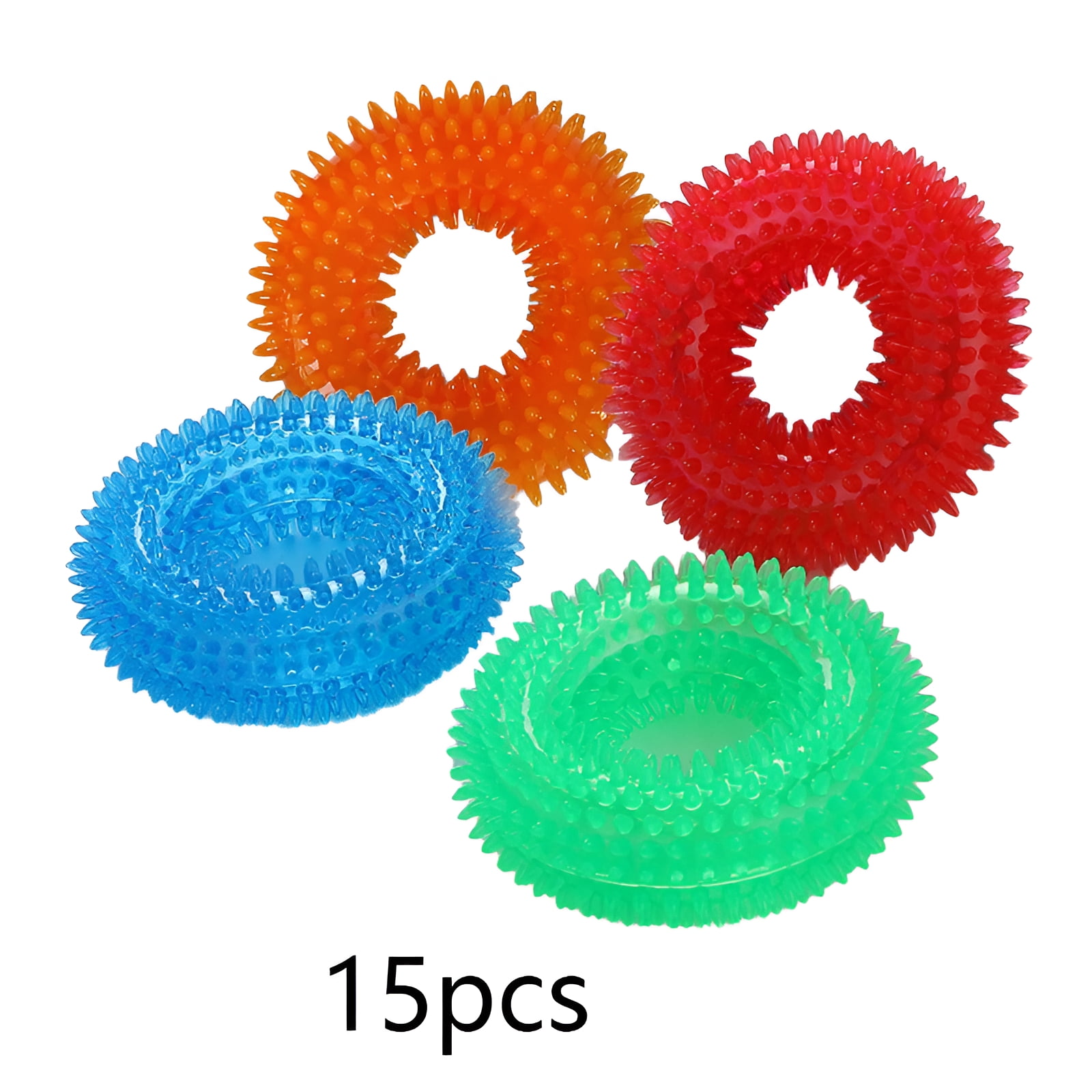 BESTSKY 15Pcs Interactive Dog Ball,Gentle-Squeeze Sound Chew Toys for ...