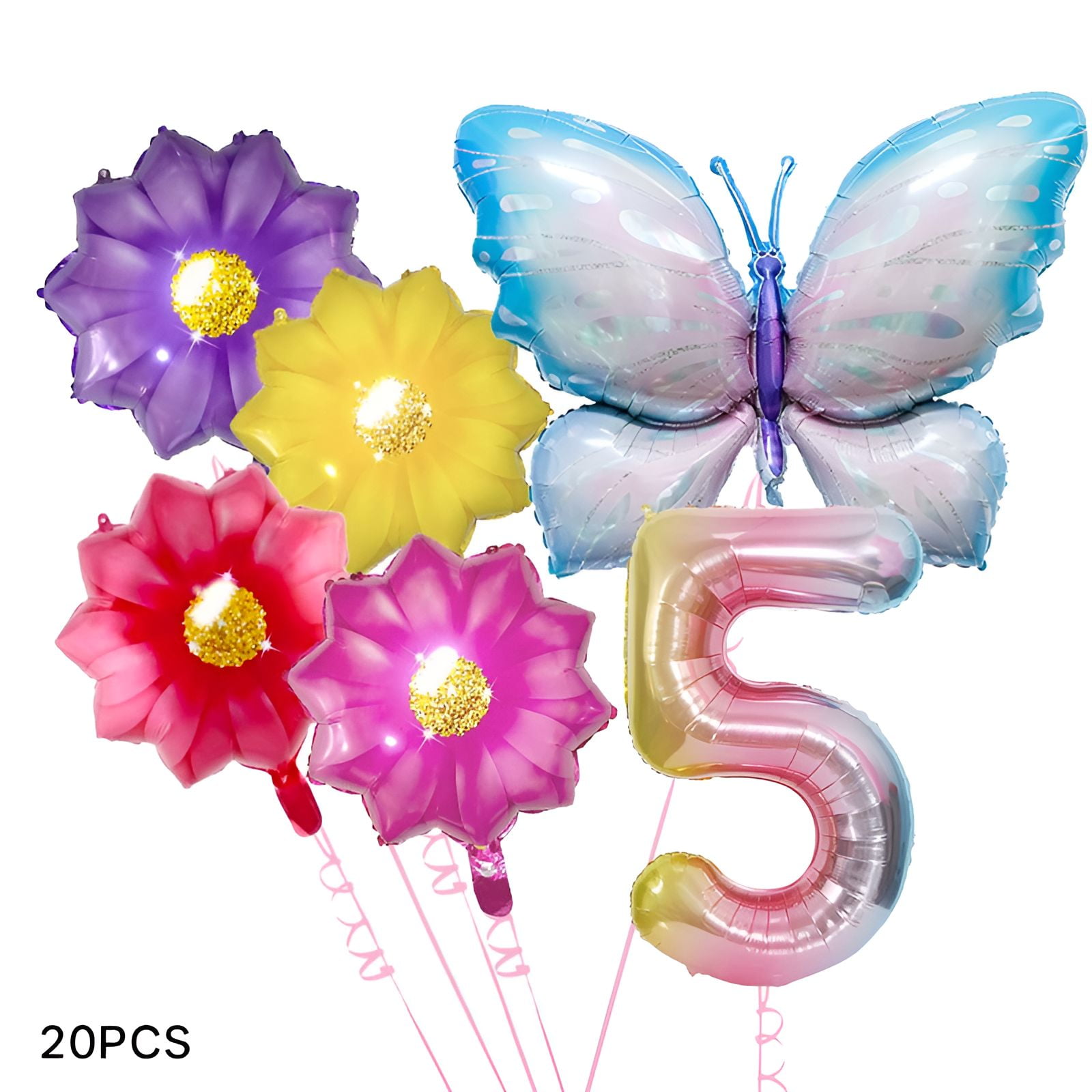 BESTSKY 160Pcs Number Balloons,Cozy Atmosphere Setup Party Decorations ...