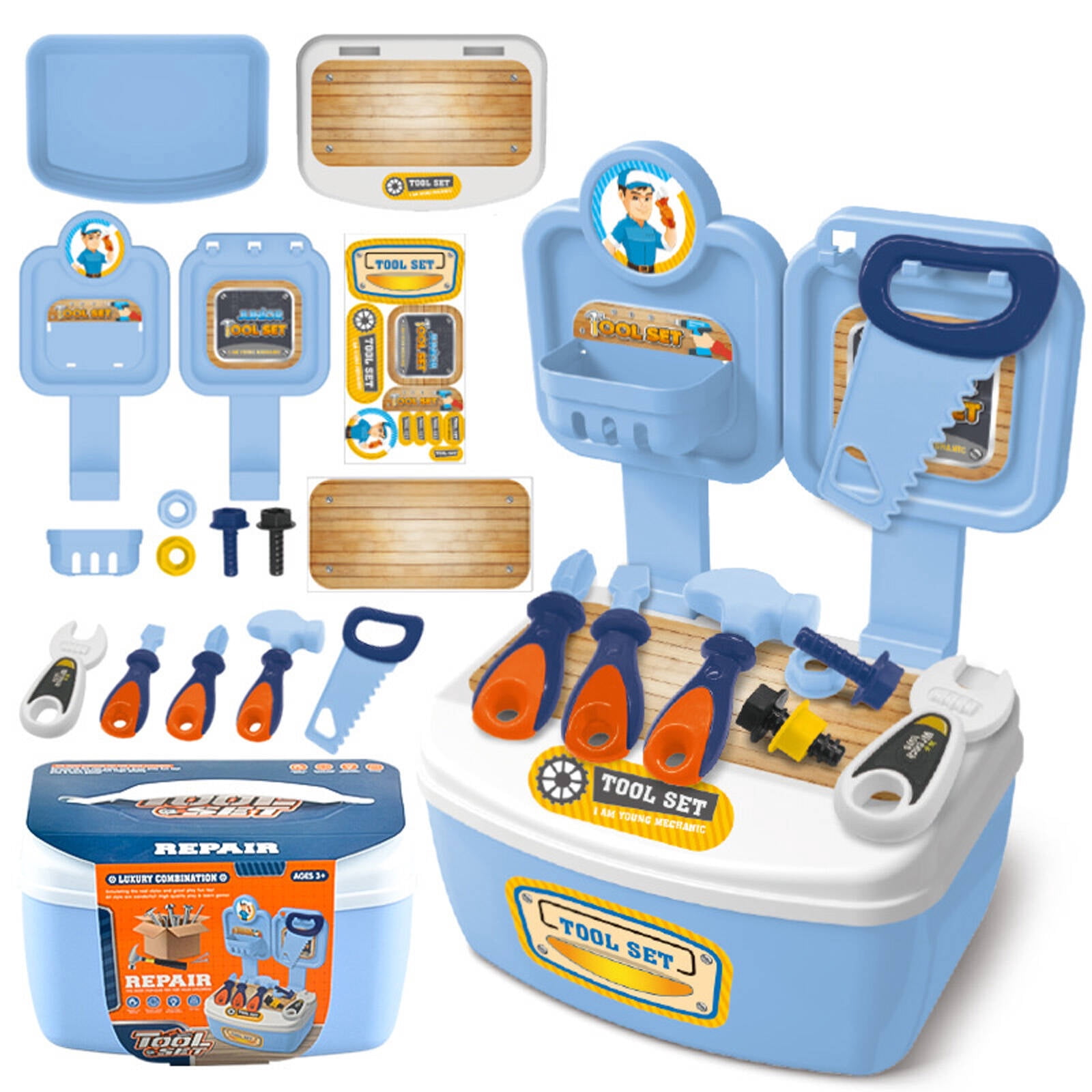 BESTSKY 16Pcs Doctor Kit for Toddlers 3-5,Realistic Kitchen Design ...