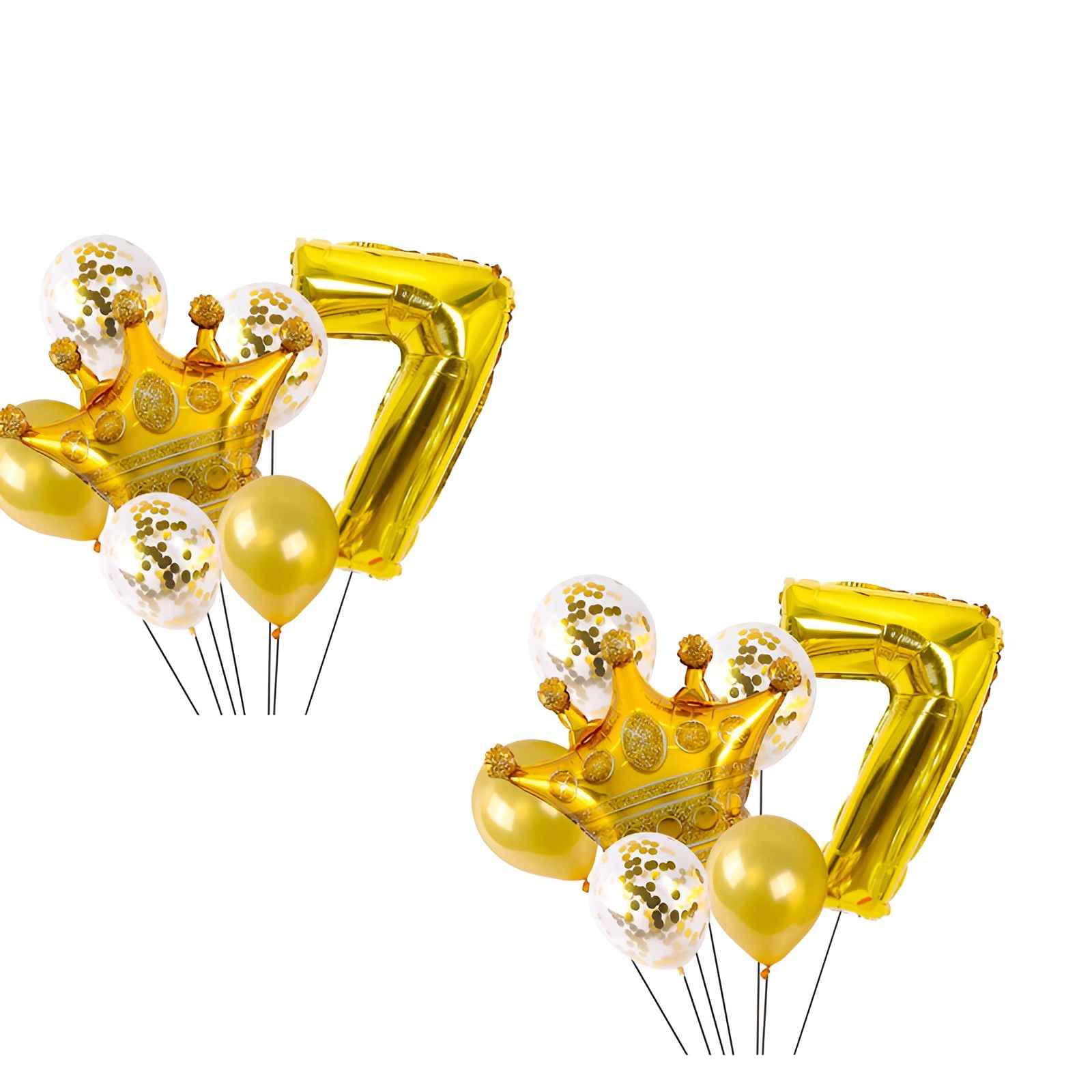 BESTSKY 16Pcs Number Balloons,Rich Balloon Combo Balloons for Birthday ...