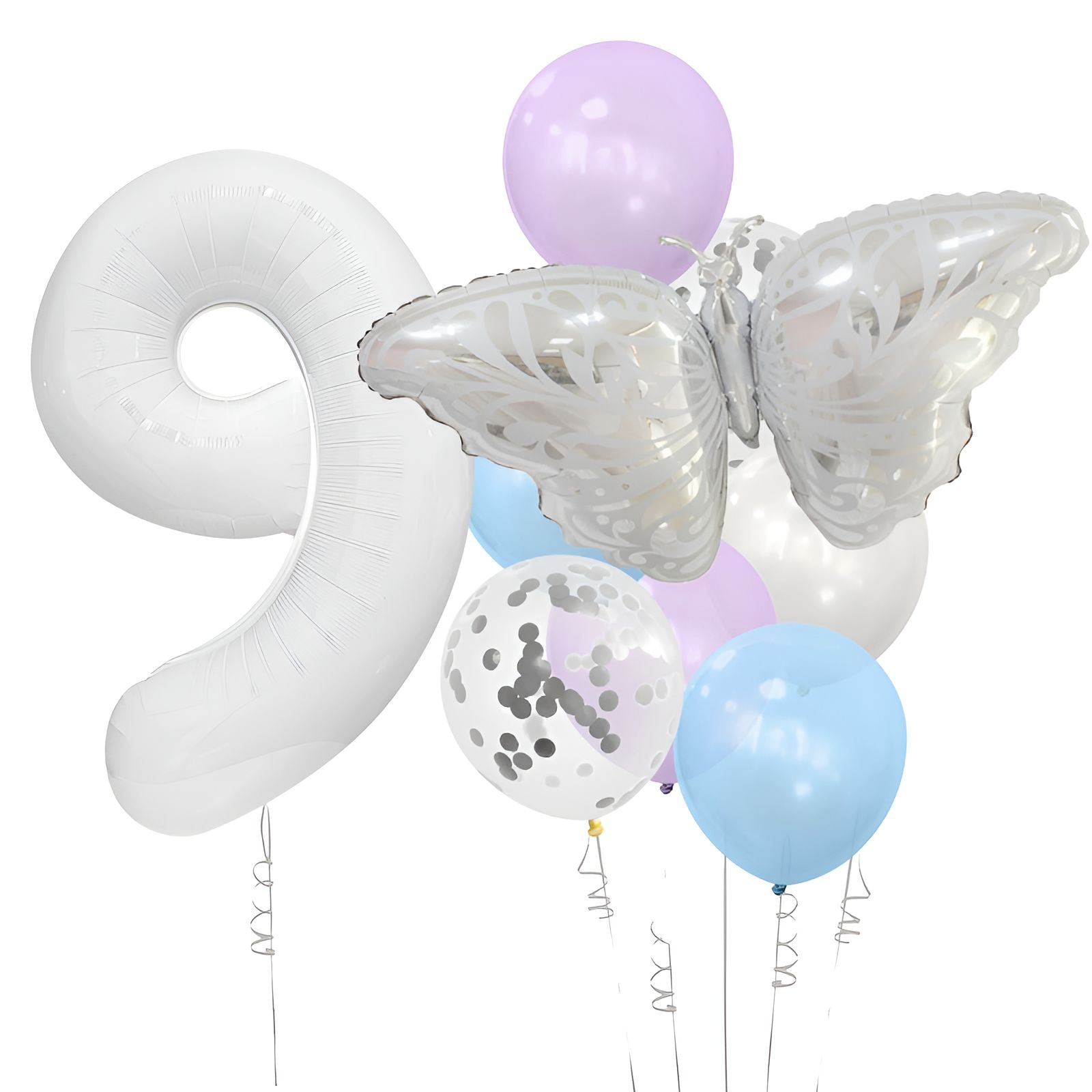 BESTSKY 1Number Balloons,Energetic Number Decor Balloons for Birthday ...