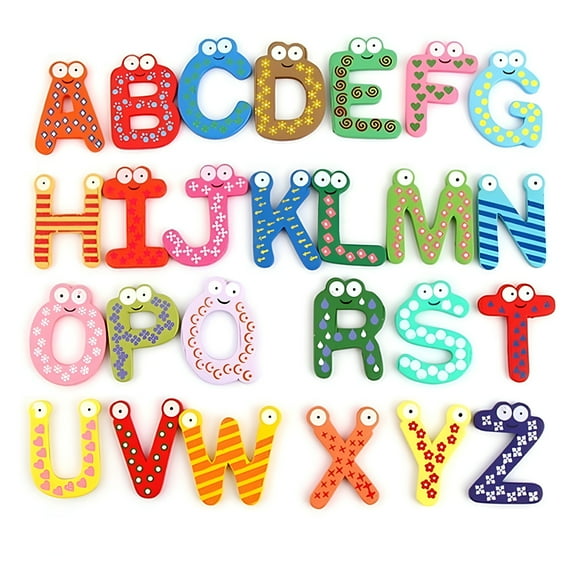 BESTSKY 1Set Magnetic Learning Alphabet Letters Fridge Magnets ...