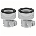 BESTSKY 2 Packs Pool Hose Adapter Connector Converts 1.25 to 1.5 Inch ...