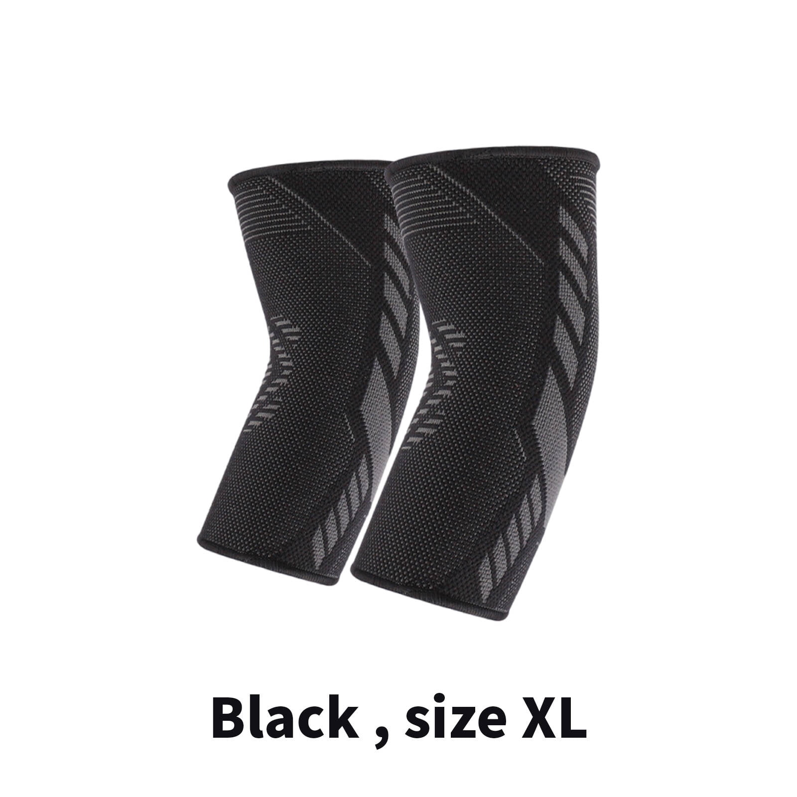 BESTSKY 2 Pcs Elbow Compression Sleeve,Knitting Elbow Brace,Sponge ...