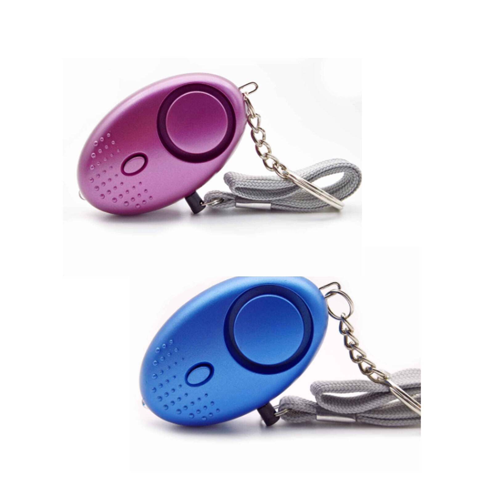 BESTSKY 2 Pcs Personal Alarm Safety Security Alarm Keychain with LED ...
