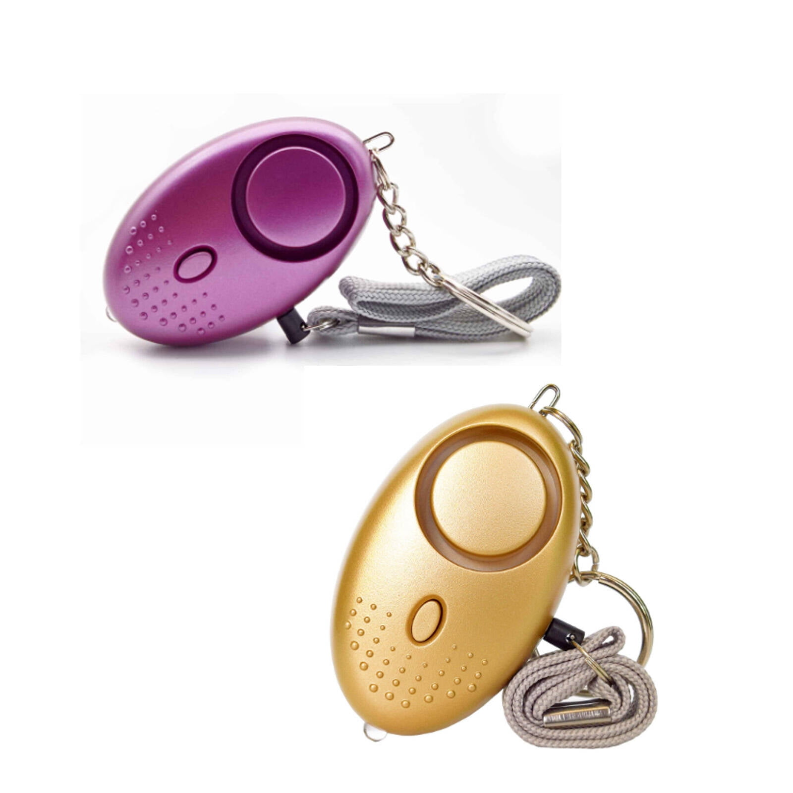 BESTSKY 2 Pcs Personal Alarm Safety Security Alarm Keychain with LED ...
