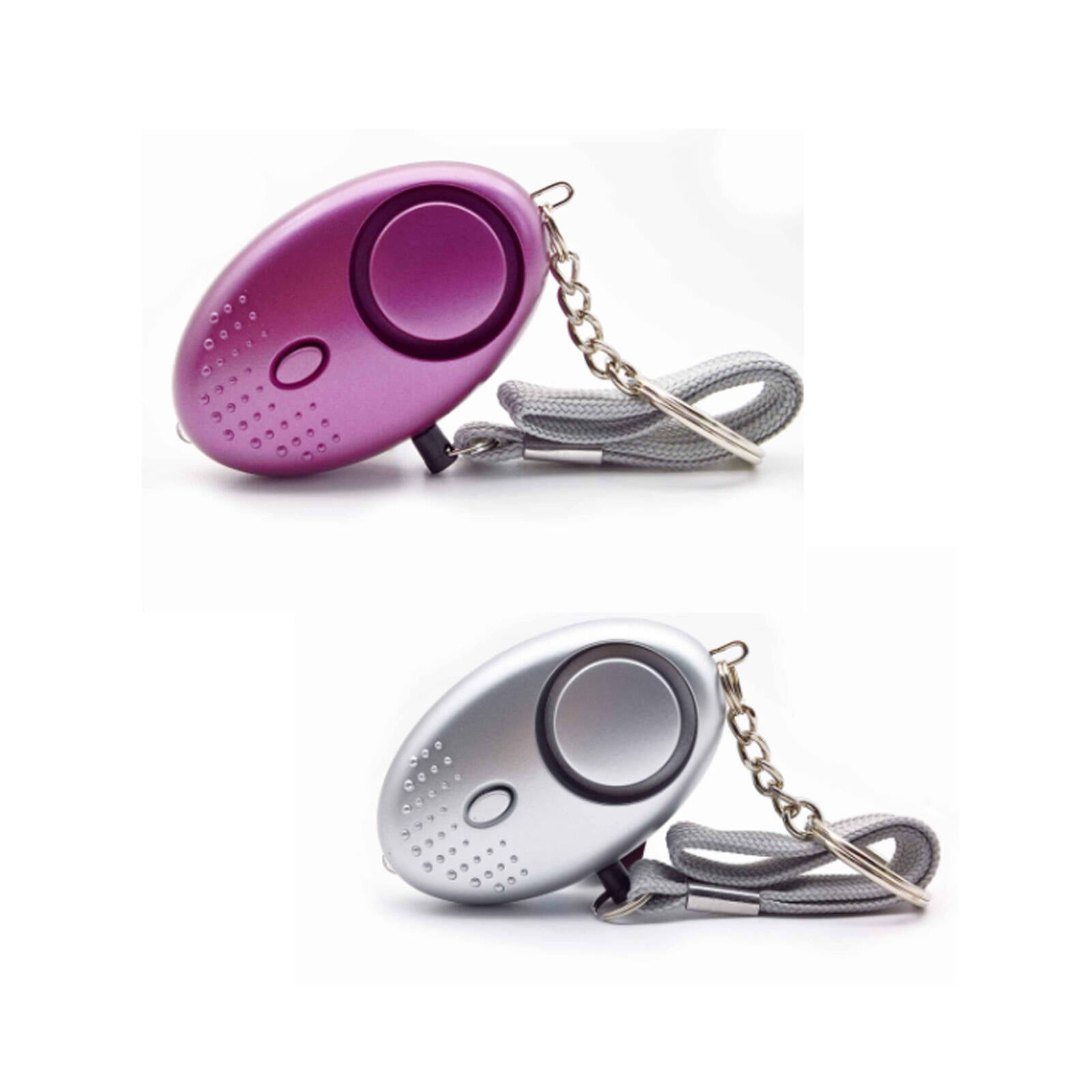 BESTSKY 2 Pcs Personal Alarm Safety Security Alarm Keychain with LED ...