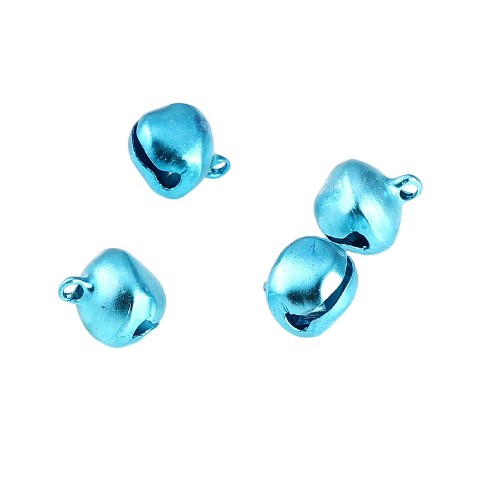 BESTSKY 200 Pcs Bells,Bright Coating Jingle Bells,Flat Bell Design Cow ...