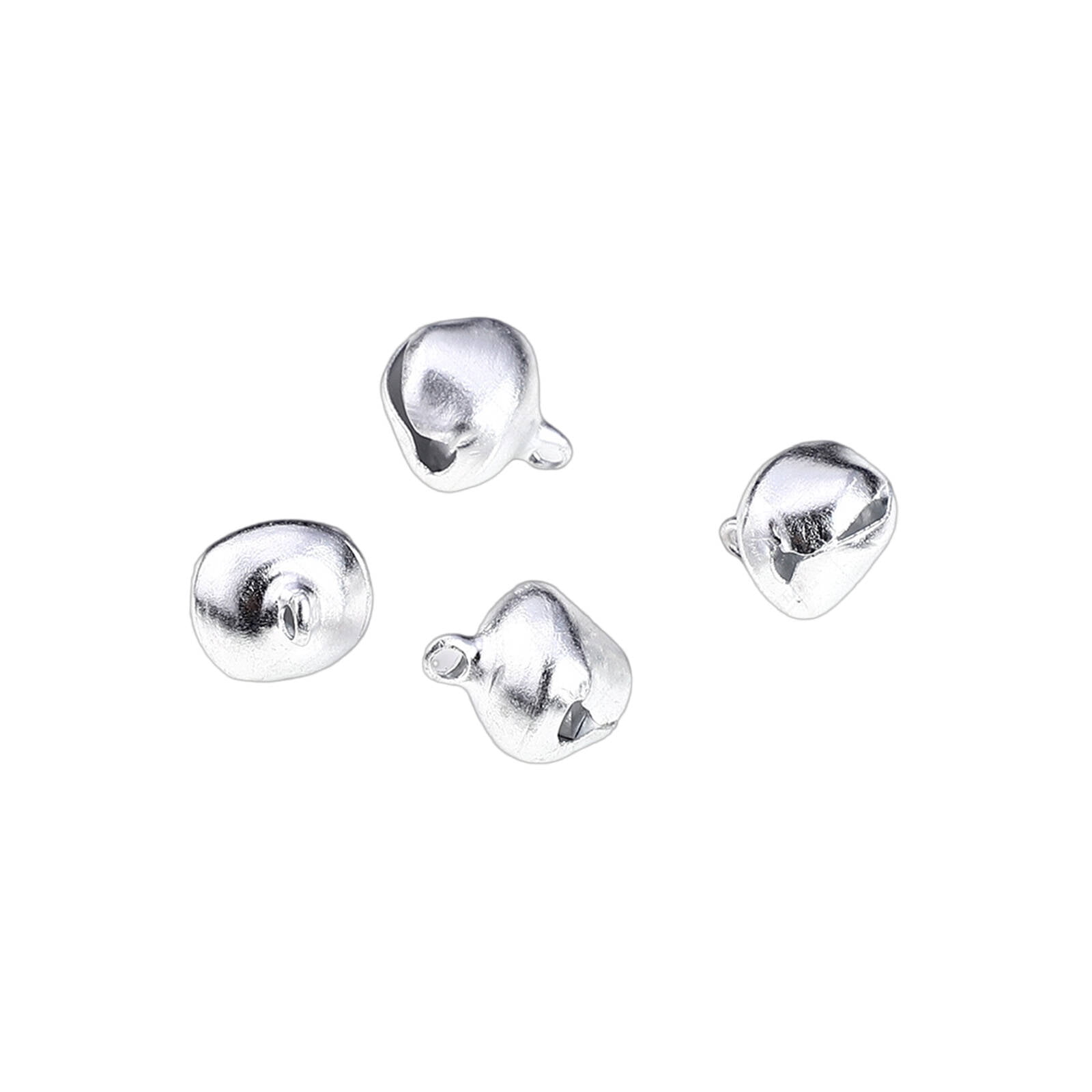 BESTSKY 200 Pcs Bells,Color Coating Jingle Bells,Flat Bell Design Cow ...