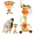 BESTSKY 2026 New Musical Giraffe Toy – Sings,Dances&Repeats What You ...