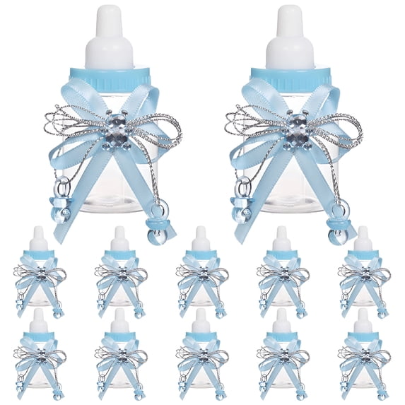 BESTSKY 2026 New 12 Pcs Milk Bottle Candy Box Baby Shower Candy Favors ...