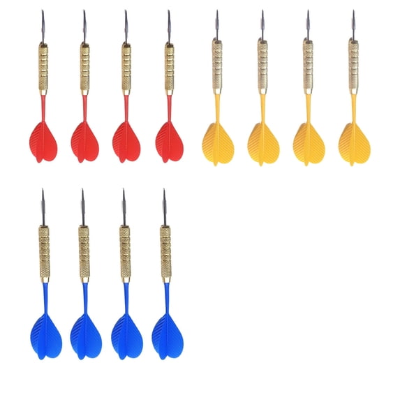 BESTSKY 2026 New 12Pcs Darts Precision Steel Tip Darts Heavy Duty Darts ...