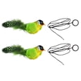 BESTSKY 2026 New 2Pcs Flapping Bird Cat Toy Pearl Bird Feathers Bird ...