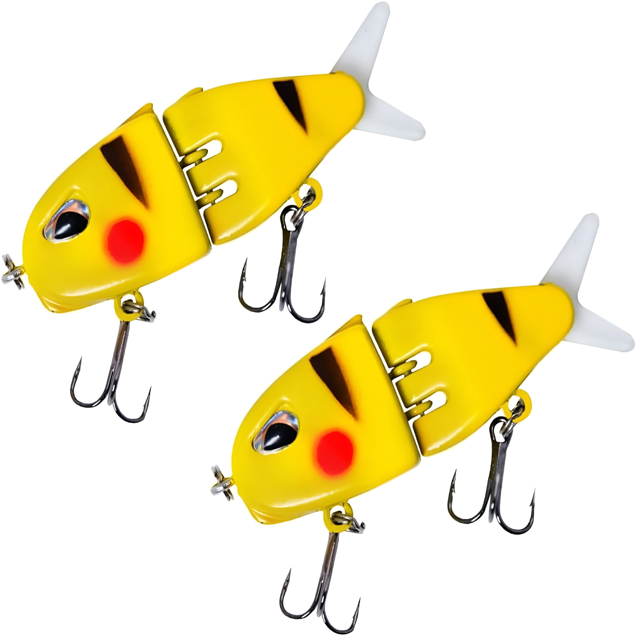 BESTSKY 2026 New 2Pcs Glide Baits Jointed Swimbait Bass Pike Salmon ...