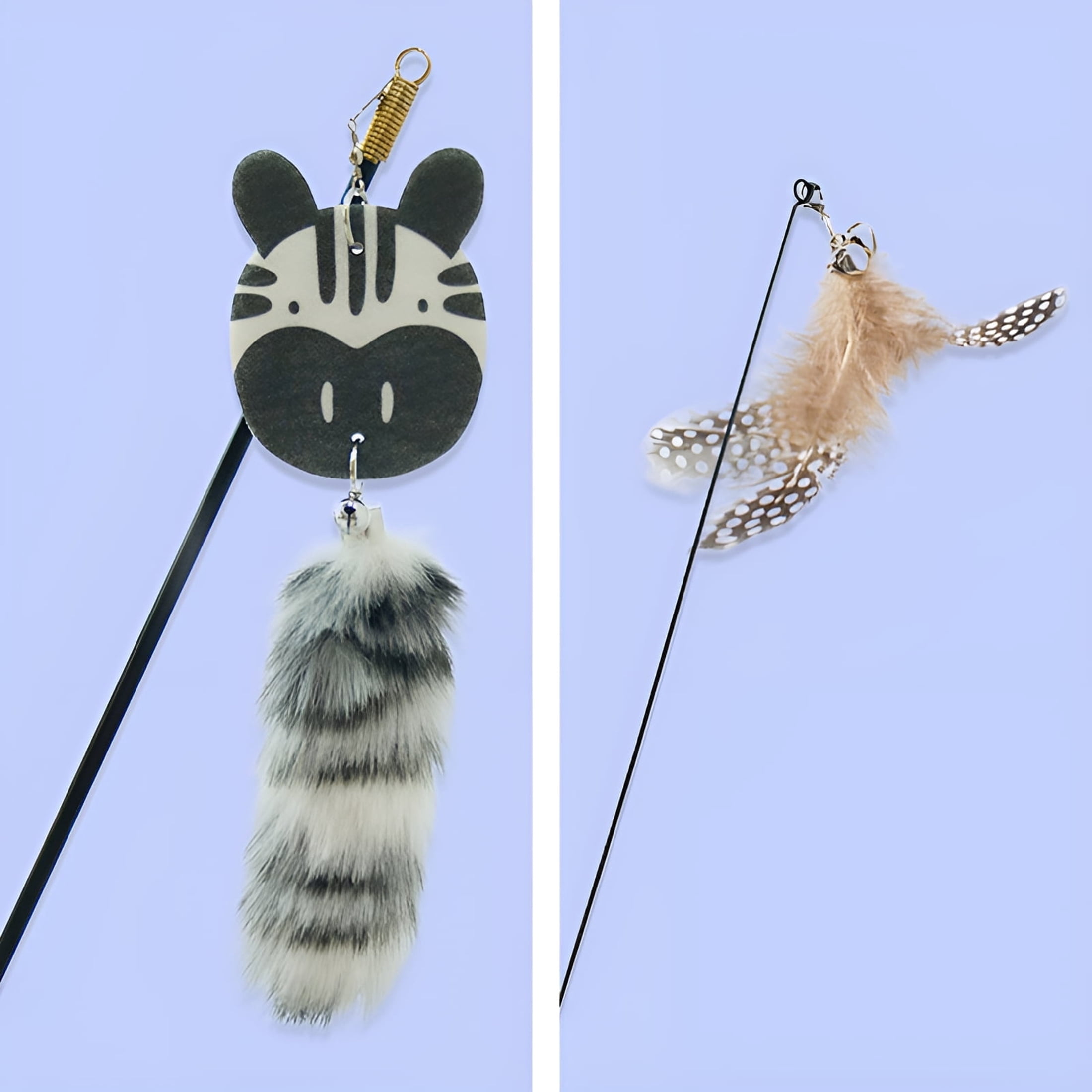 BESTSKY 2026 New 2Pcs Interactive Cat Toy Soft Laser Light Cat Toys ...