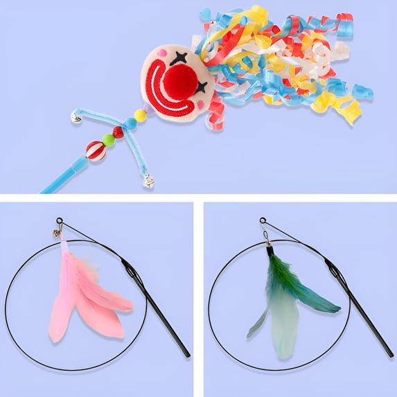 BESTSKY 2026 New 3Pcs Interactive Cat Toy Safe and Fun Laser Toy Kitten ...