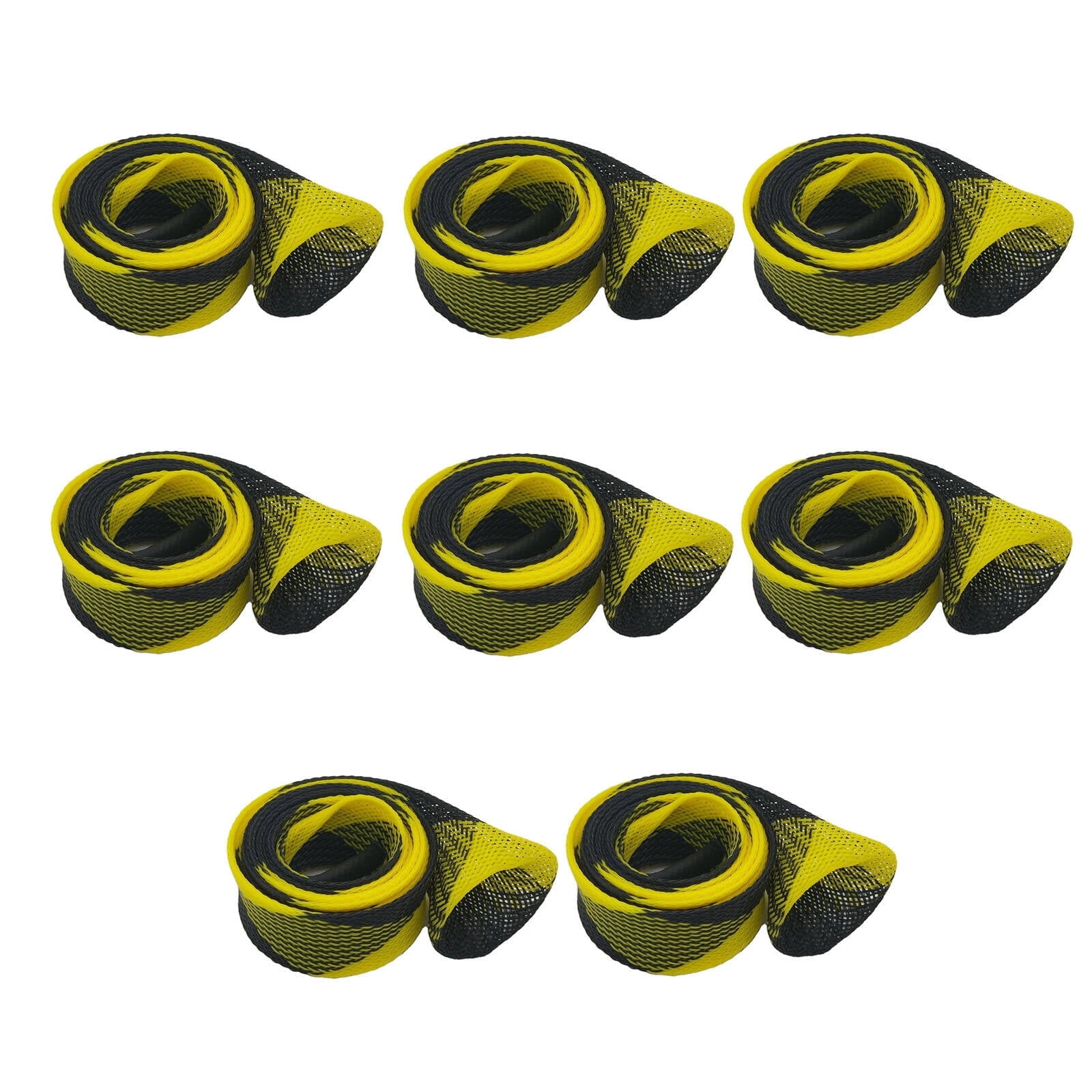 BESTSKY 2026 New 7Pcs Fishing Rod Sleeve Made of Durable Pet Material ...