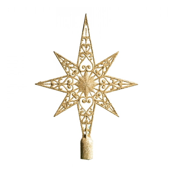 BESTSKY 2026 New Christmas Star Mini Tree Topper Star,Gold Star ...