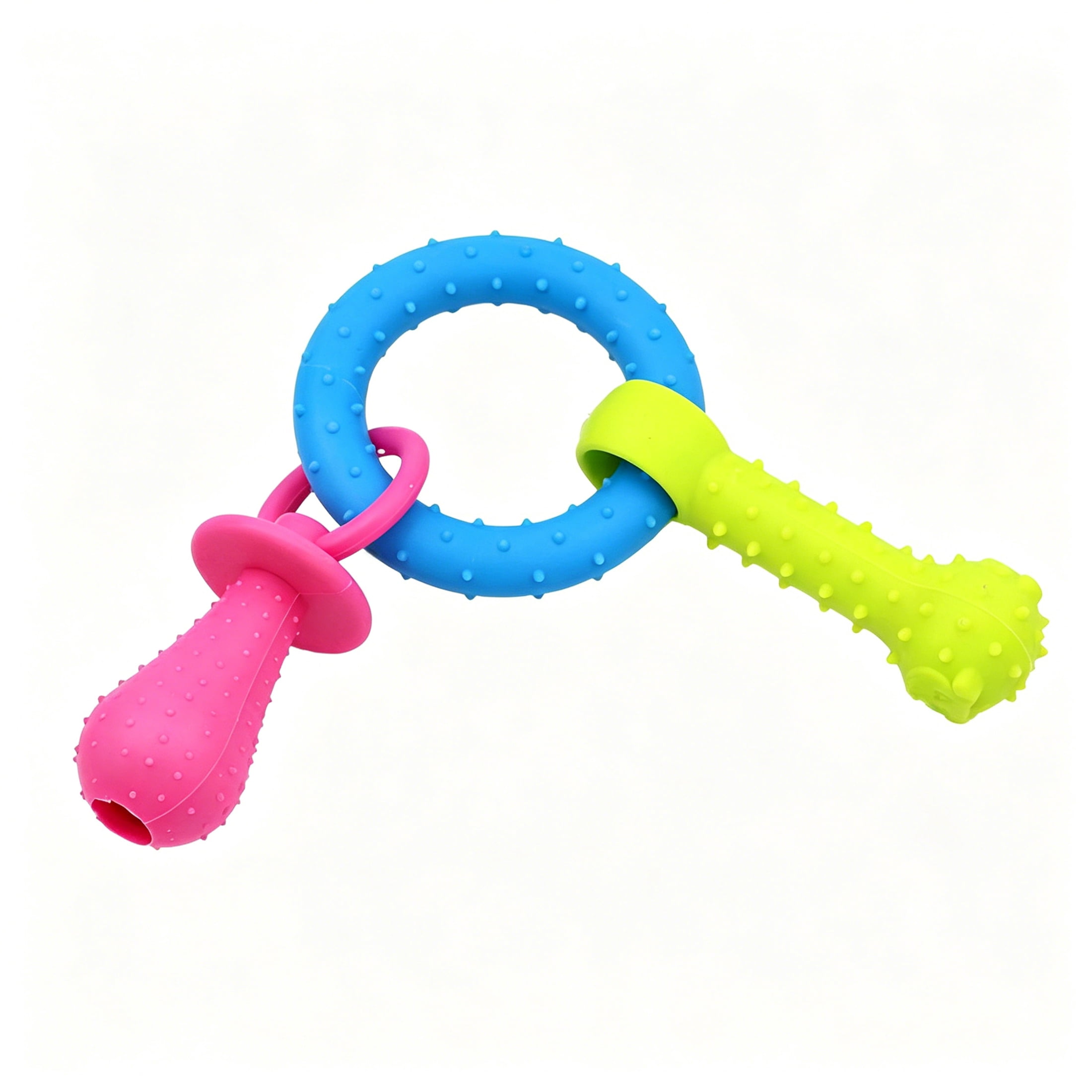 BESTSKY 2026 New Dog Toys,Pacifier Bone Shape Vibrating Dog Ball,Unique ...