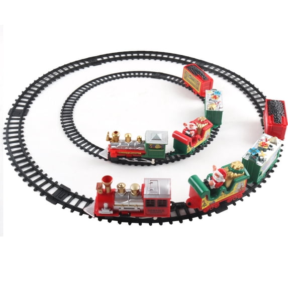 BESTSKY 2026 New Electric Classic Train Set for Kids with Lights and ...