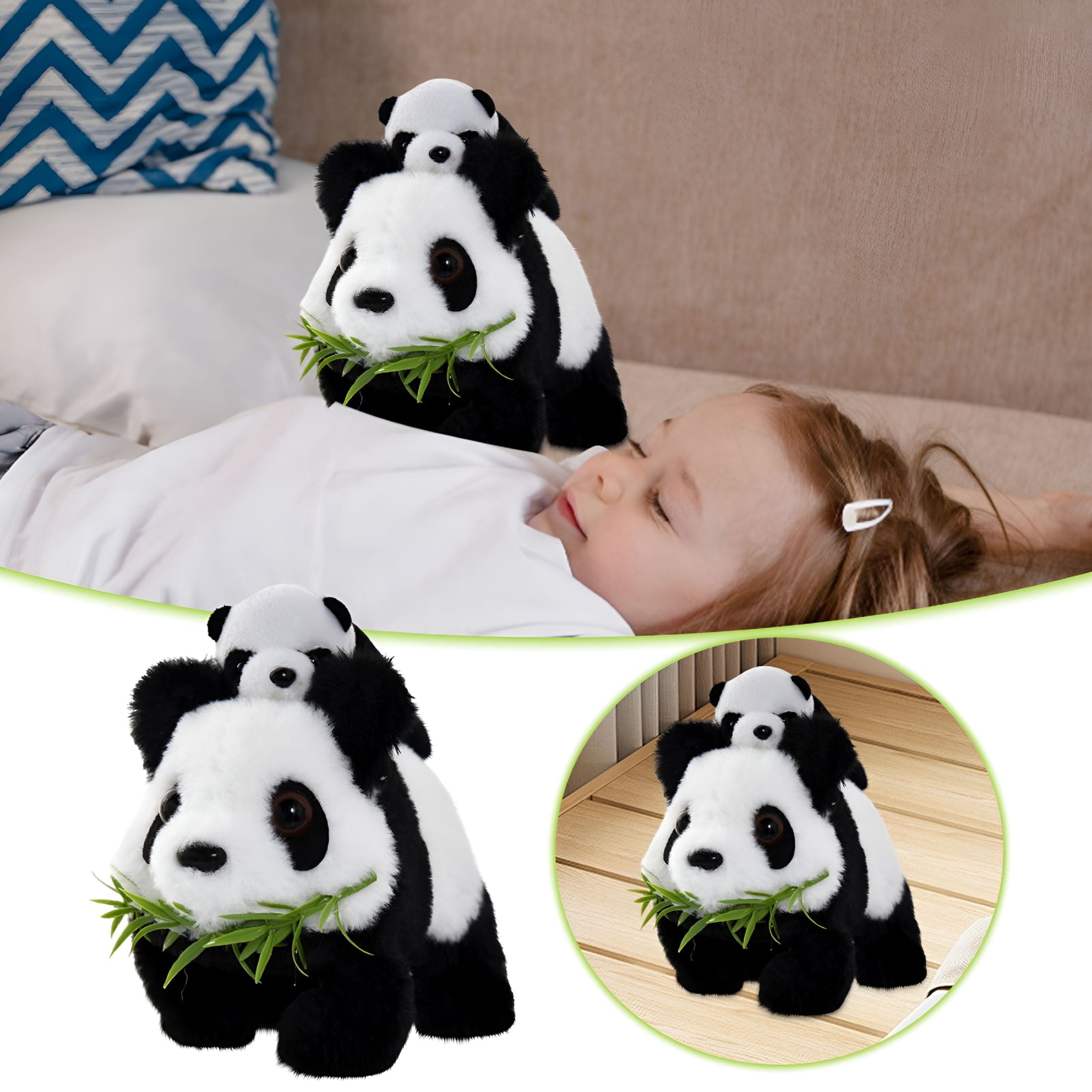 BESTSKY 2026 New Electronic Panda Toys with Sounds Interactive Animated ...