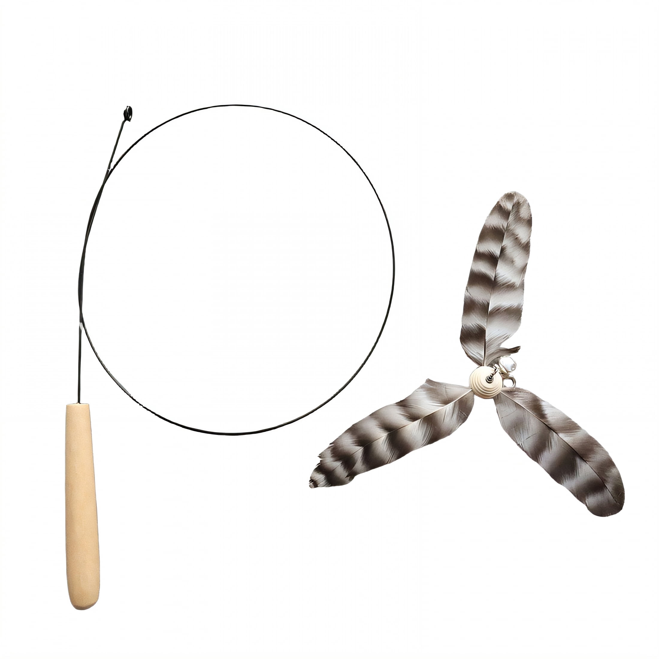 BESTSKY 2026 New Kitten Toys Crinkle Paper Cat Wand Adds Excitement ...