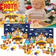 BESTSKY 2026 New Little People Advent Calendar Nativity Advent Calendar ...