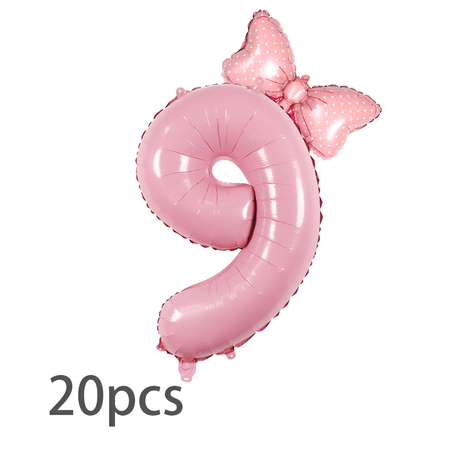 BESTSKY 20Pcs Number Balloons,Bright Balloon Design Pairing Party ...
