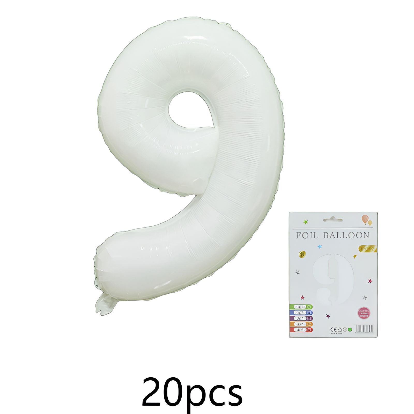 BESTSKY 20Pcs Number Balloons,Creative Birthday Party Setup Party ...