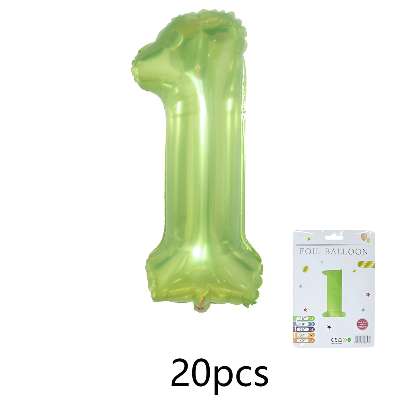 BESTSKY 20Pcs Number Balloons,Easy to Match Themes Party Decorations ...