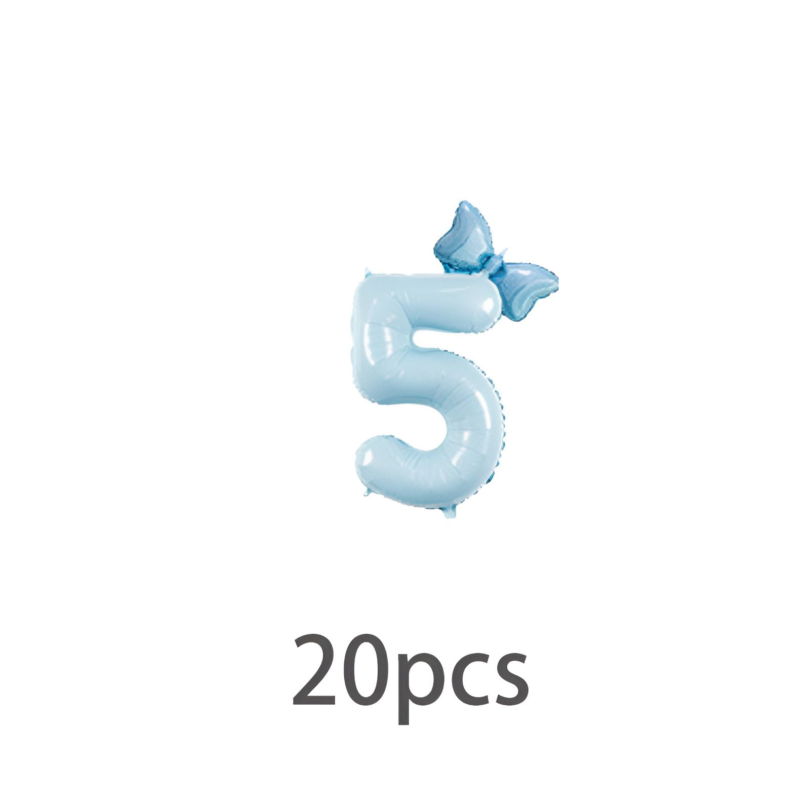 BESTSKY 20Pcs Number Balloons,Energetic Party Decor Choice Balloons for ...