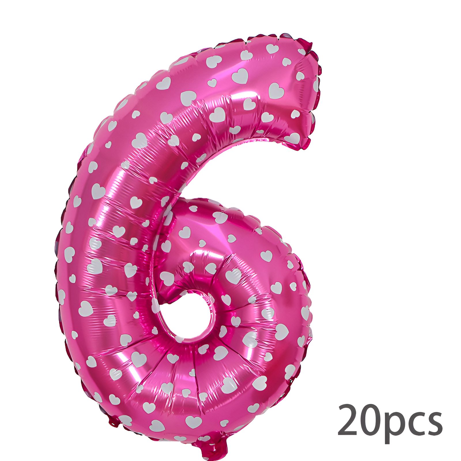 BESTSKY 20Pcs Number Balloons,Exquisite Display Pairing Balloons for ...
