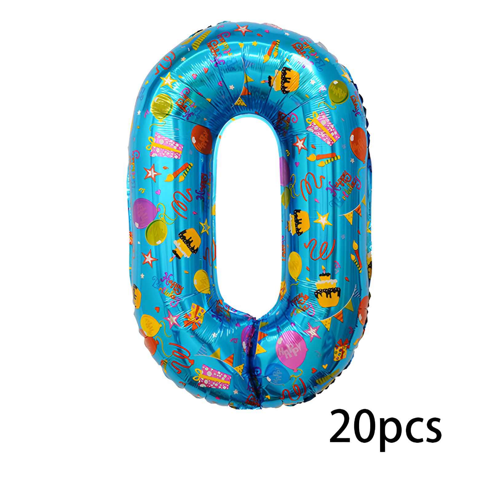 BESTSKY 20Pcs Number Balloons,Fresh Display Design Party Decorations ...