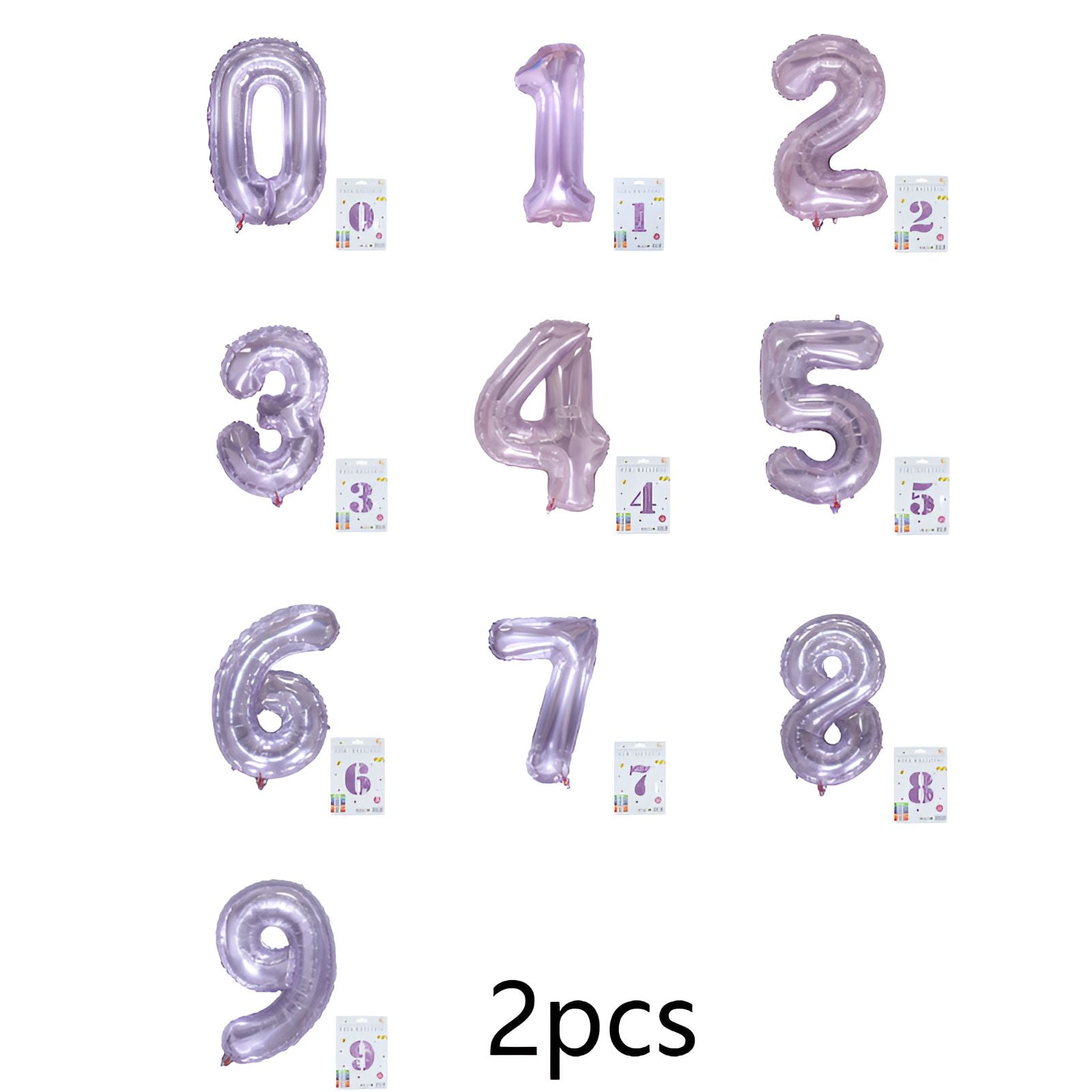 BESTSKY 20Pcs Number Balloons,Perfect Decoration Scene Balloons for ...