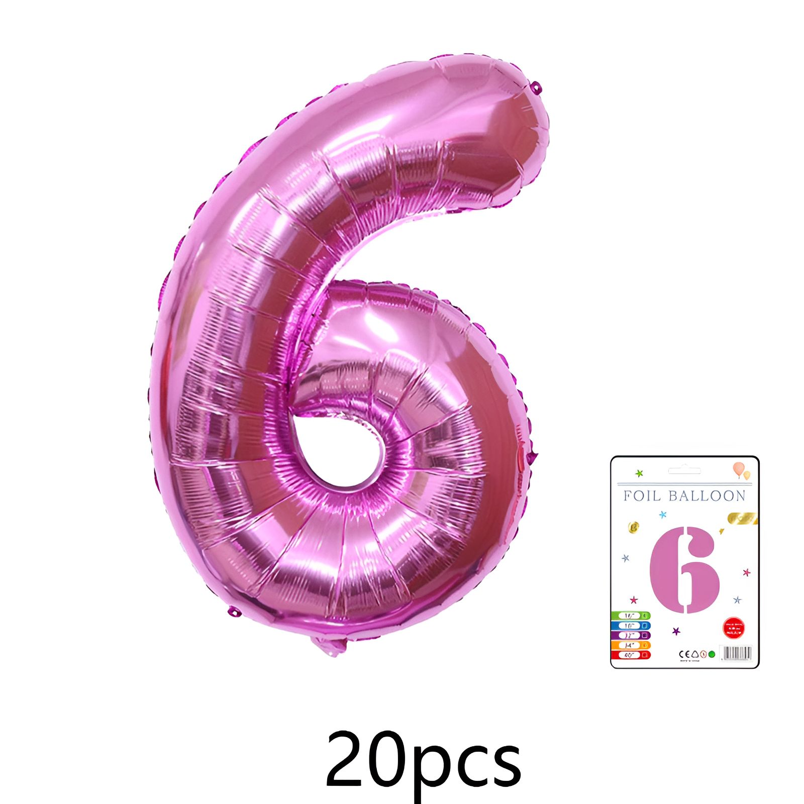 BESTSKY 20Pcs Number Balloons,Stylish Birthday Party Setup Party ...