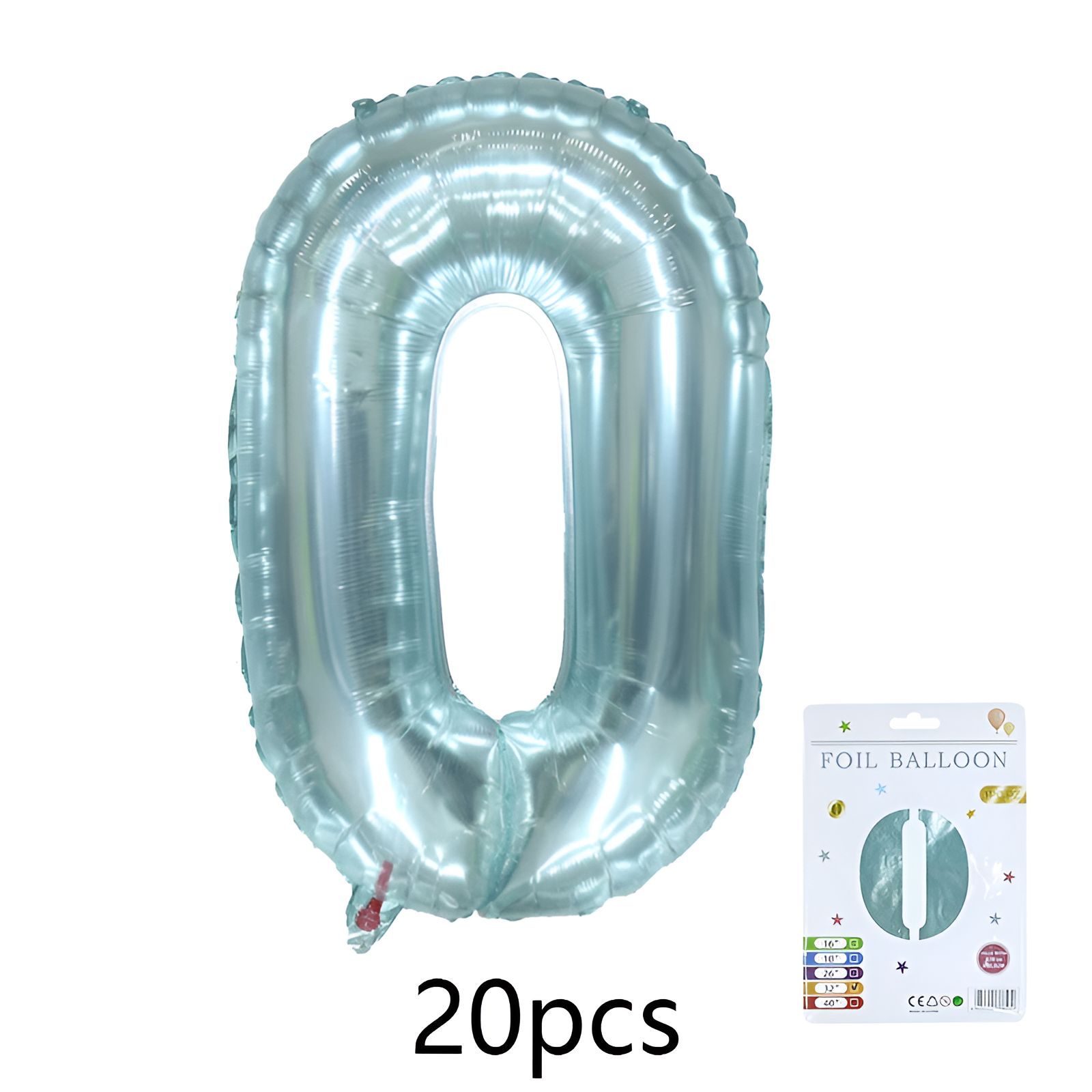 BESTSKY 20Pcs Number Balloons,Time-Saving Balloon Inflation Balloons ...