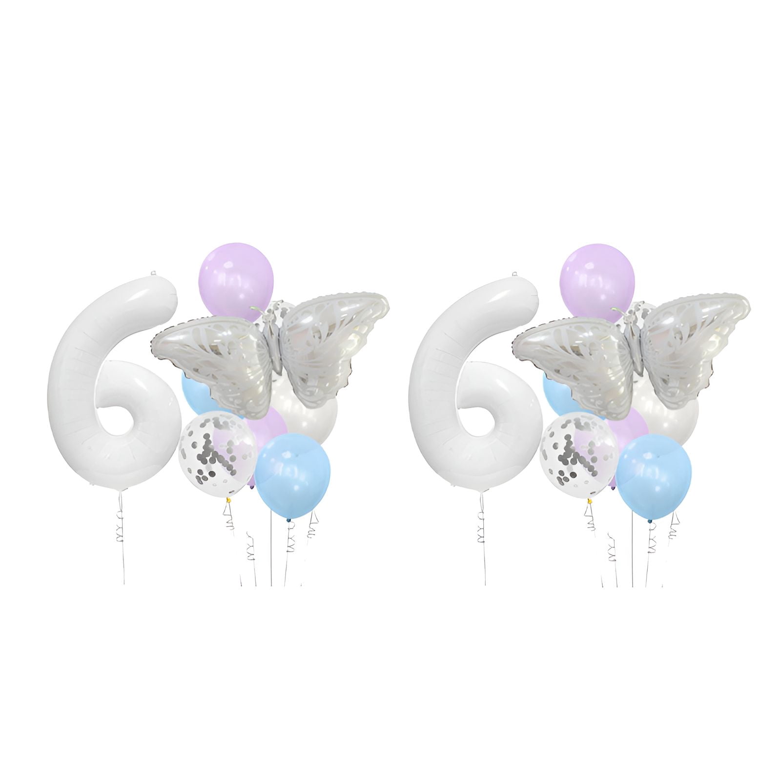 BESTSKY 22Pcs Number Balloons,Birthday Balloon Decor Party Decorations ...