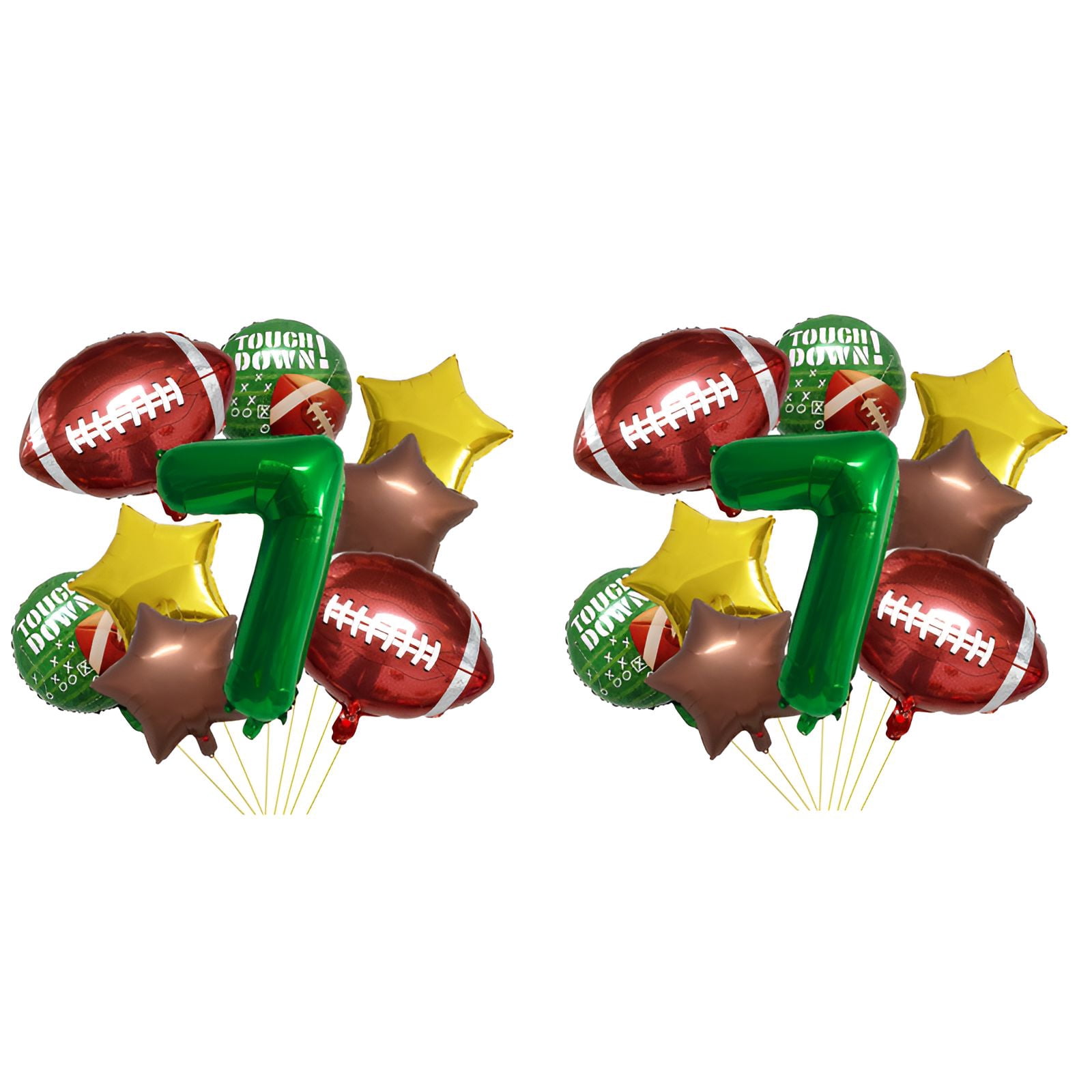 BESTSKY 22Pcs Number Balloons,Stadium Decoration Highlight Balloons for ...