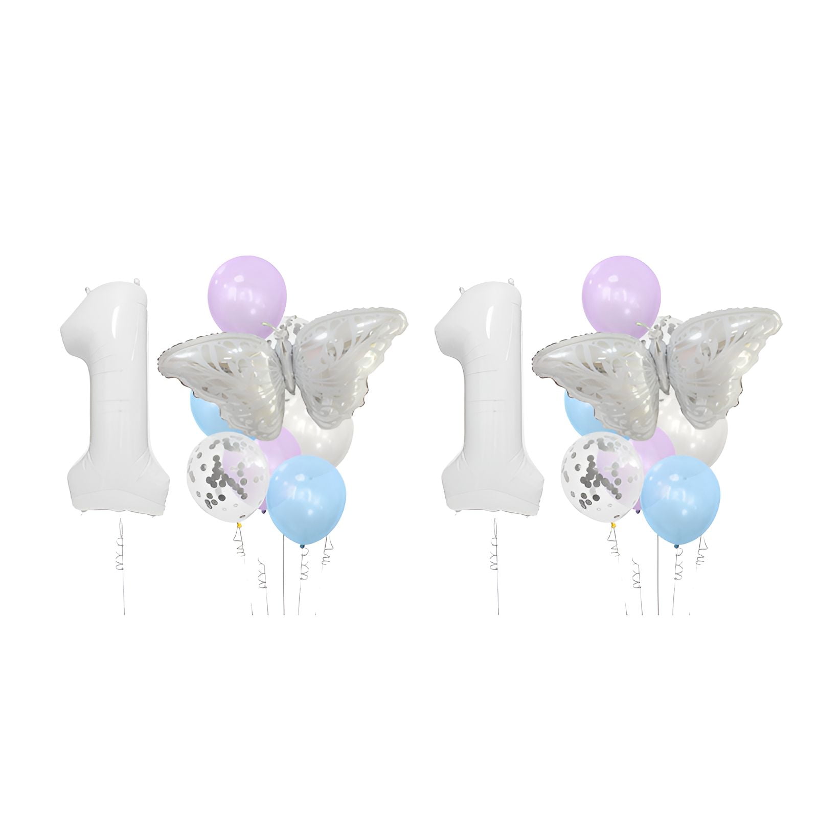 BESTSKY 22Pcs Number Balloons,Stylish Birthday Balloons Birthday ...