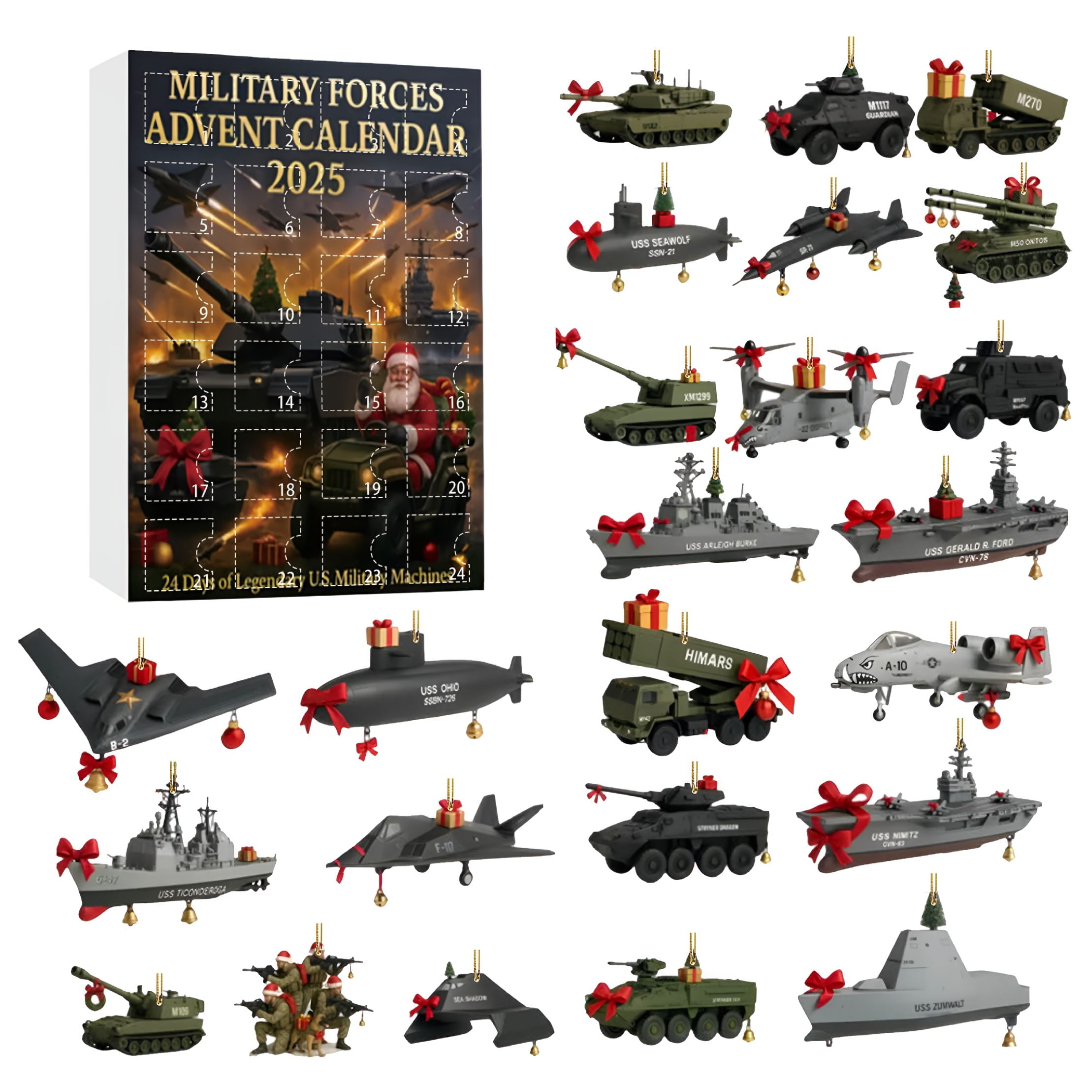 BESTSKY 24-Day Legends of the Armed forces Advent Calendar 2025: Us ...