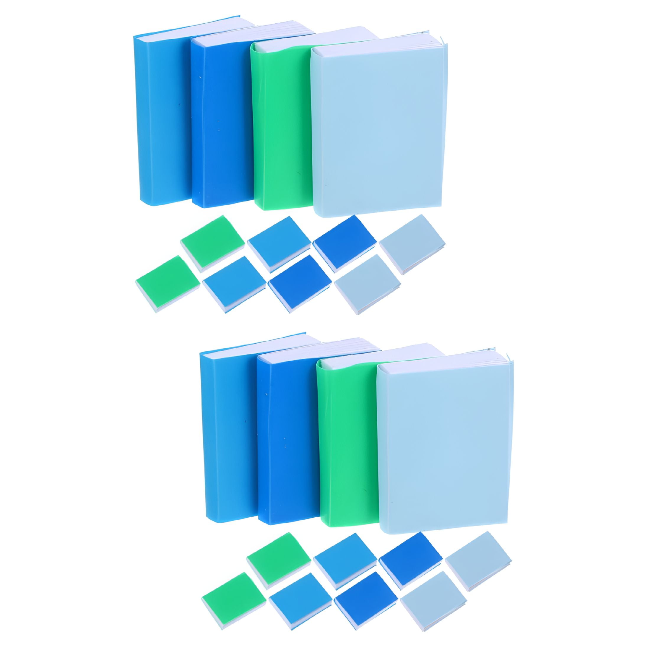 BESTSKY 24 Pcs Mini Books Diy Blank Miniature Book Doll House Mini ...