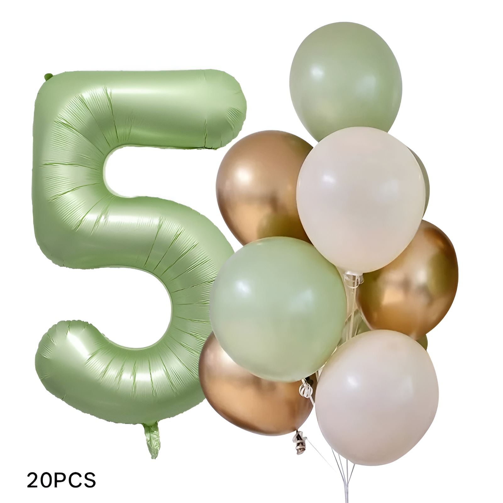 BESTSKY 240Pcs Number Balloons,Minimal Birthday Balloons Party ...