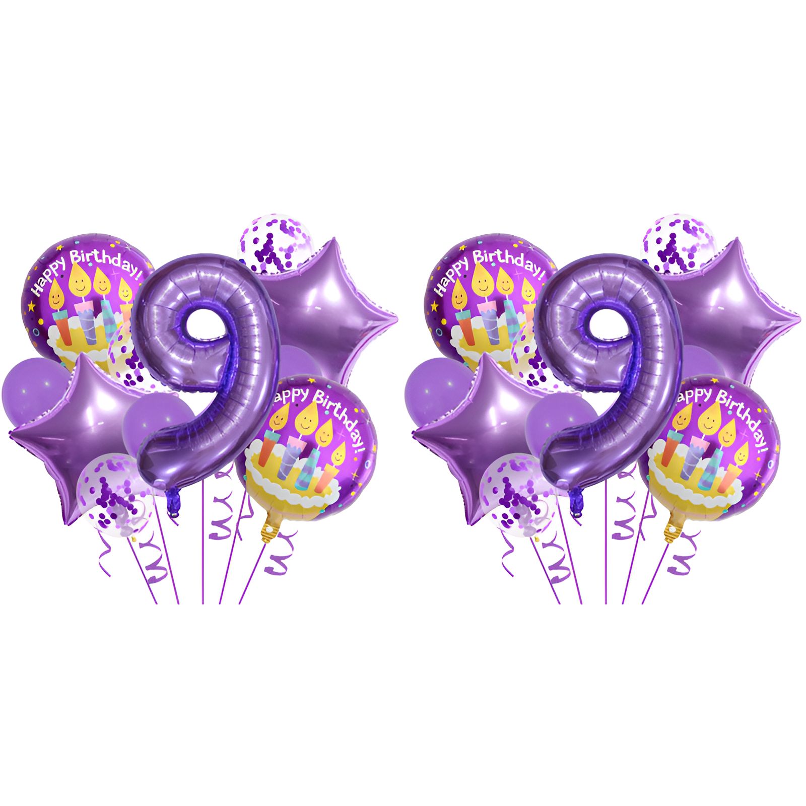 BESTSKY 26Pcs Number Balloons,Colorful Balloons Balloons for Birthday ...